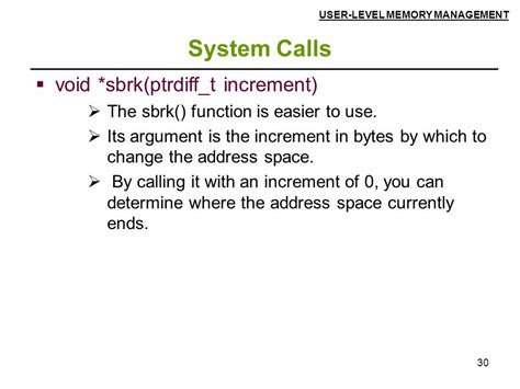 User Level Memory Management In Linux Programming Ppt Download