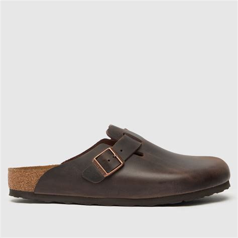 Birkenstock Dark Brown Boston Sandals Shoefreak