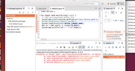 解決 java lang UnsatisfiedLinkError no opencv java in java library