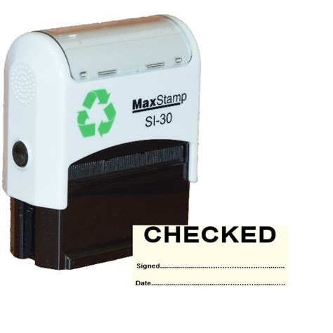 Si 30 Checked Stamp