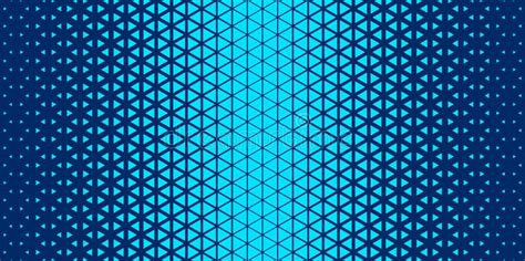 Blue Halftone Triangles Pattern Abstract Geometric Gradient Background Vector Illustration