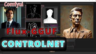 Comfyui Tutorial How To Use Controlnet All In One Using Flux Gguf Model ...