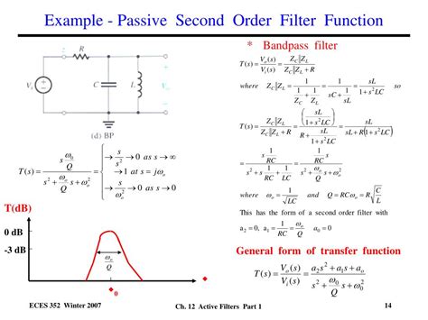 Passive Bandpass Filter Transfer Function At Caitlin Gilles Blog