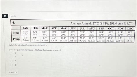 solved 114 ﻿points table[[4 average annual