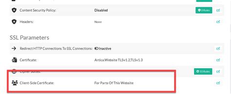 Client Side Certificate Authentication Only For Parts Of Your Website