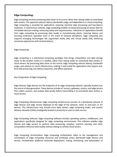 edge computing pdf internet of things computing