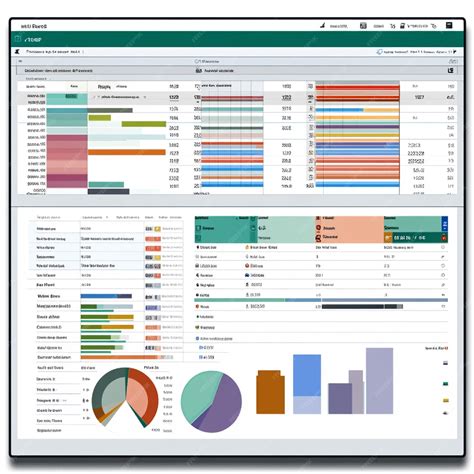 A Visual Of A Spreadsheet Interface With Various Tabs And Data Fields In Xlsx Format Premium