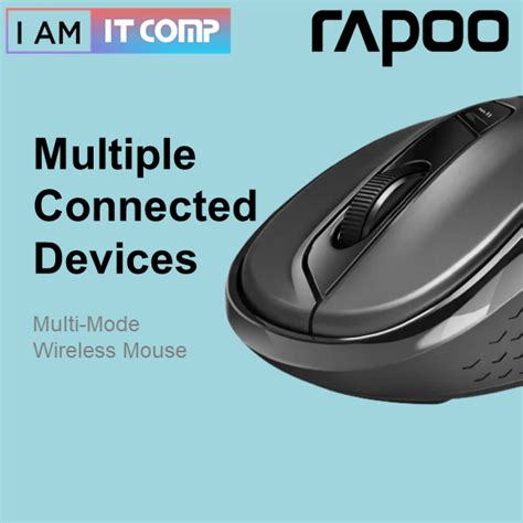 RAPOO M SILENT Multi Mode Wireless Bluetooth Mouse Multiple Devices Silent Click