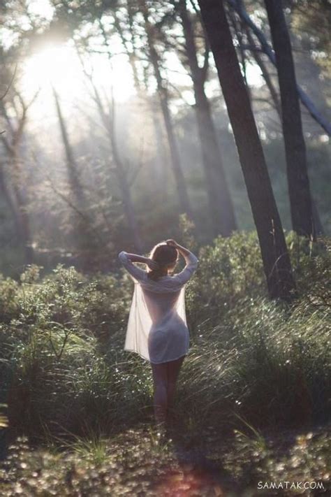 عکس های دختر در طبیعت از پشت برای پروفایل