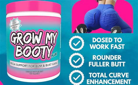 Spazmatic Grow My Booty Plus Butt Enhancement Booty Pills