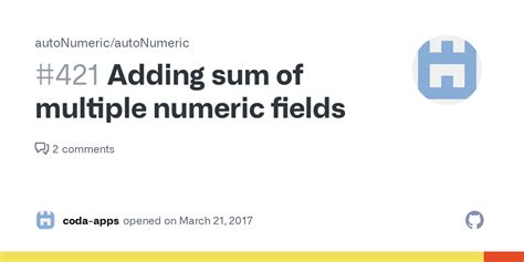 adding sum of multiple numeric fields · issue 421 · autonumeric