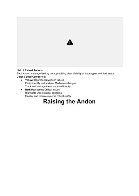 Ppt Andon System Powerpoint Presentation Free Download Id 14111844