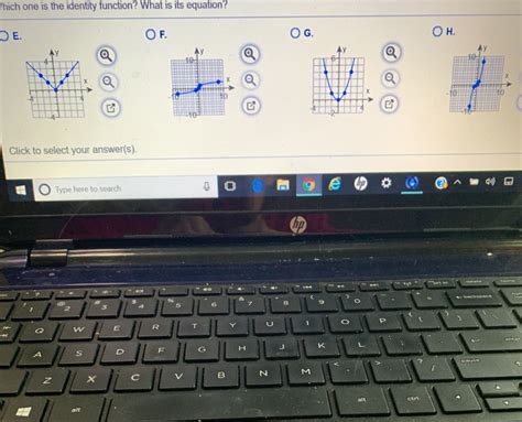 Solved Which One Is The Identity Function What Is Its
