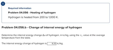 Solved !Required informationProblem 04.056 - ﻿Heating of | Chegg.com