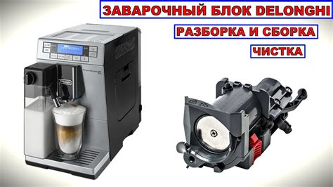 Очистка заварочного блока кофемашины Delonghi в деталях Заварочный блок кофемашины Delonghi