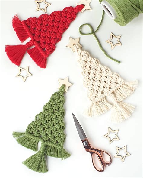Macrame Pattern Christmas Tree Pattern Tutorial Etsy