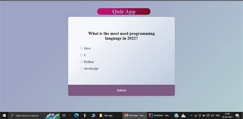 github triptisngh quiz app