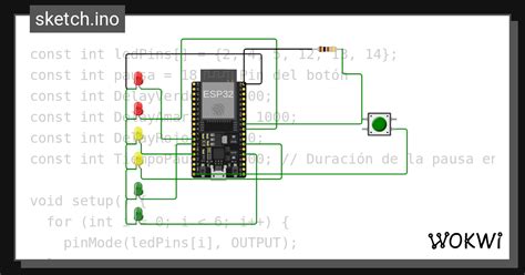 Semaforo Con Boton Copy Wokwi Esp32 Stm32 Arduino Simulator