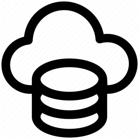 Svg Cloud Data Cloud System Database Mysql Server Storage Icon