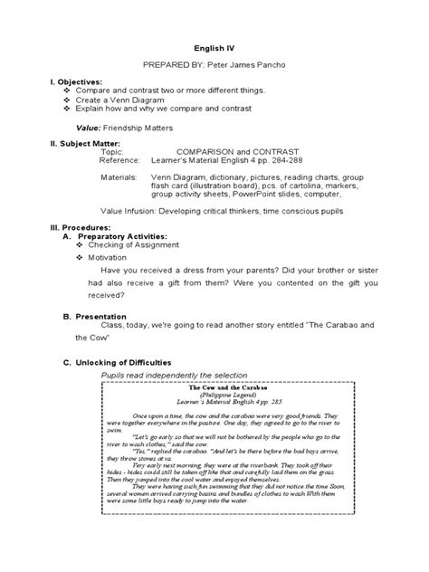 Partial Lesson Plan Pdf