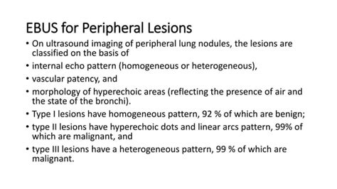 Endobronchial Ultrasound Ebus Pptx Lung And Respiratory Health Diseases And Conditions