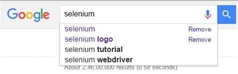 Handle Search Suggestions Using Selenium Qavalidation