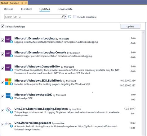Adding Uno Extensions To A WinUI Multi Platform Uno Application