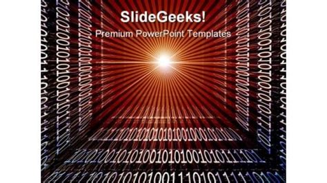 Binary Code Background Abstract Powerpoint Templates And Powerpoint