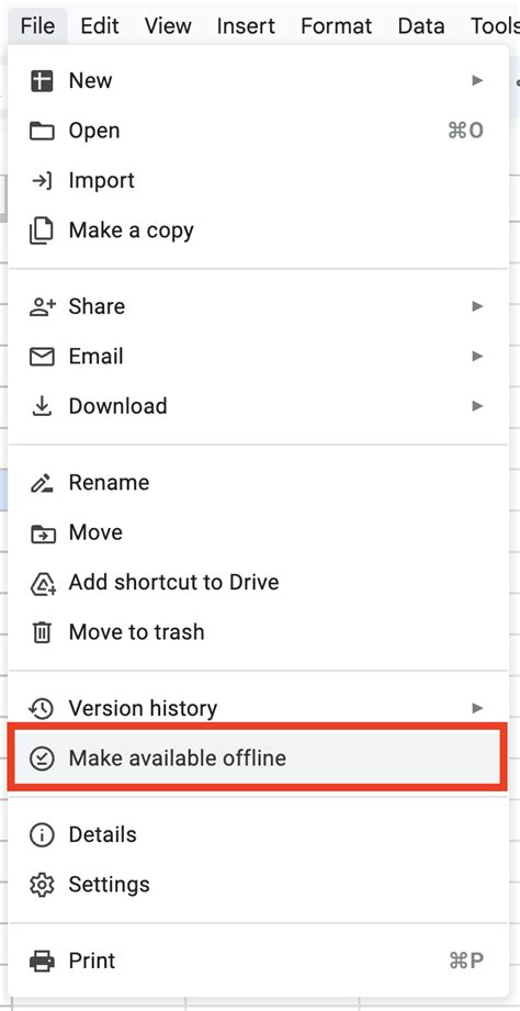 How To Use Google Sheets Offline