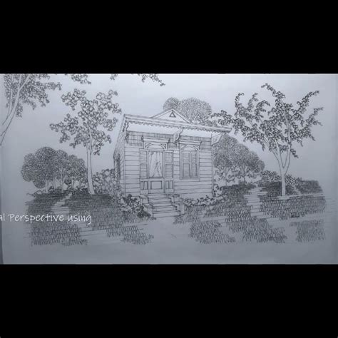 Architectural Perspective Using Gridlines And Vanishing Points Youtube