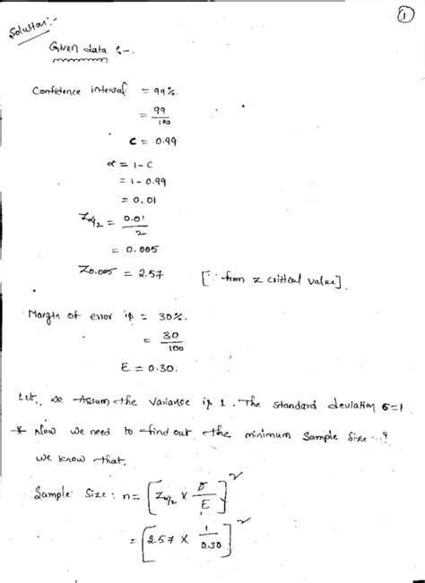 find the minimum sample size needed to be 99 confident that the sample