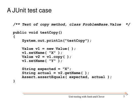 Ppt Unit Testing With Junit And Clover Powerpoint Presentation Free