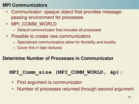 cs 668 lecture 3 an introduction to mpi ppt download