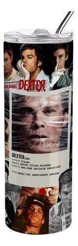 Termo Dexter Morgan Skinny Tumbler 600ml 20oz Printconttent Negro