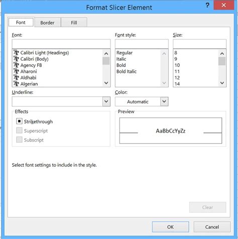 slicer in excel
