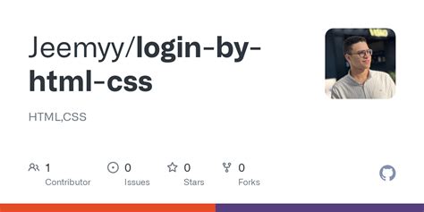 Github Jeemyy Login By Html Css Html Css