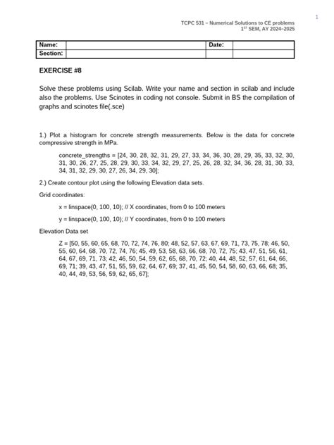 exercise 8 pdf