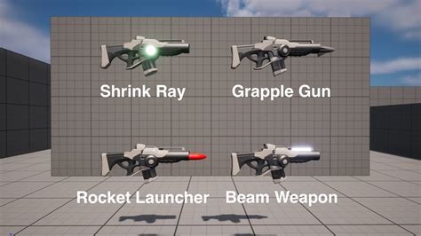 Fp Weapons Starter Pack In Blueprints Ue Marketplace
