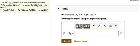 SOLVED A ML Sample Of A Clear Saturated Solution Of Pblz Requires ML Of Certain