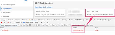 GTMTips Why Does The Google Analytics Tag Show Failed Simo Ahava S Blog