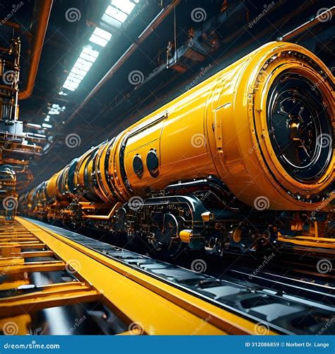 Conveyor Belt In Industry Ai Generatet Stock Illustration Illustration Of Activity