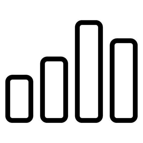 Bar Chart Line Icon 42365584 Vector Art At Vecteezy