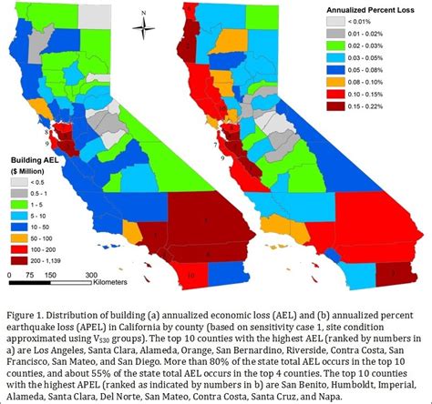 California Earthquake Hazard Map Earthquake Hazard Map Includes