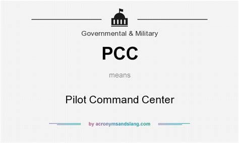 Pcc Pilot Command Center In Government And Military By