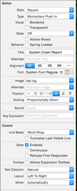 Xcode Unable To Change Nsbutton Foreground Color From Xcode Property Panel Stack Overflow