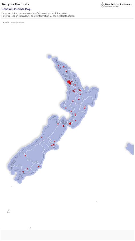 General Electorate Map Flourish
