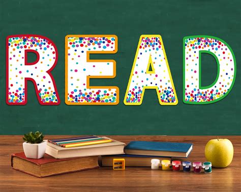 Classroom Decorations Reading Poster For Teachers Bulletin Board And