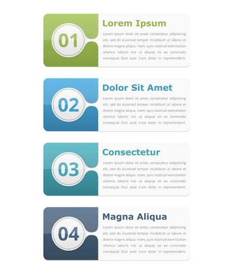 premium vector infographic elements with numbers and text