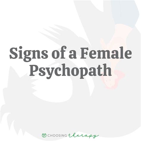 10 Signs Of A Female Psychopath Artofit