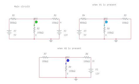 Superposition Theorem Multisim Live